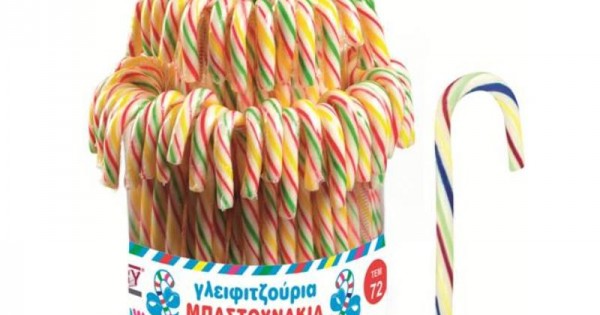 ΜΠΑΣΤΟΥΝAKIA*RAINBOW*ΓΛEIΦ.72τ.K/6 (14g) ΓΕΥΣΗ ΚΕΡΑΣΙ